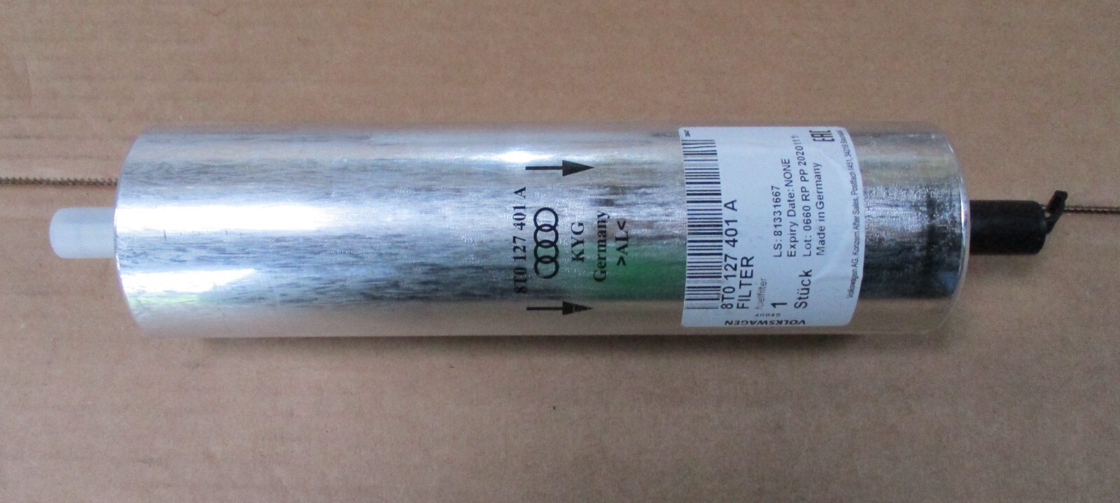 New Genuine Audi A4 A5 A6 A7 A8 Q5 Q7 TDI Diesel Fuel Filter 8T0127401A ...