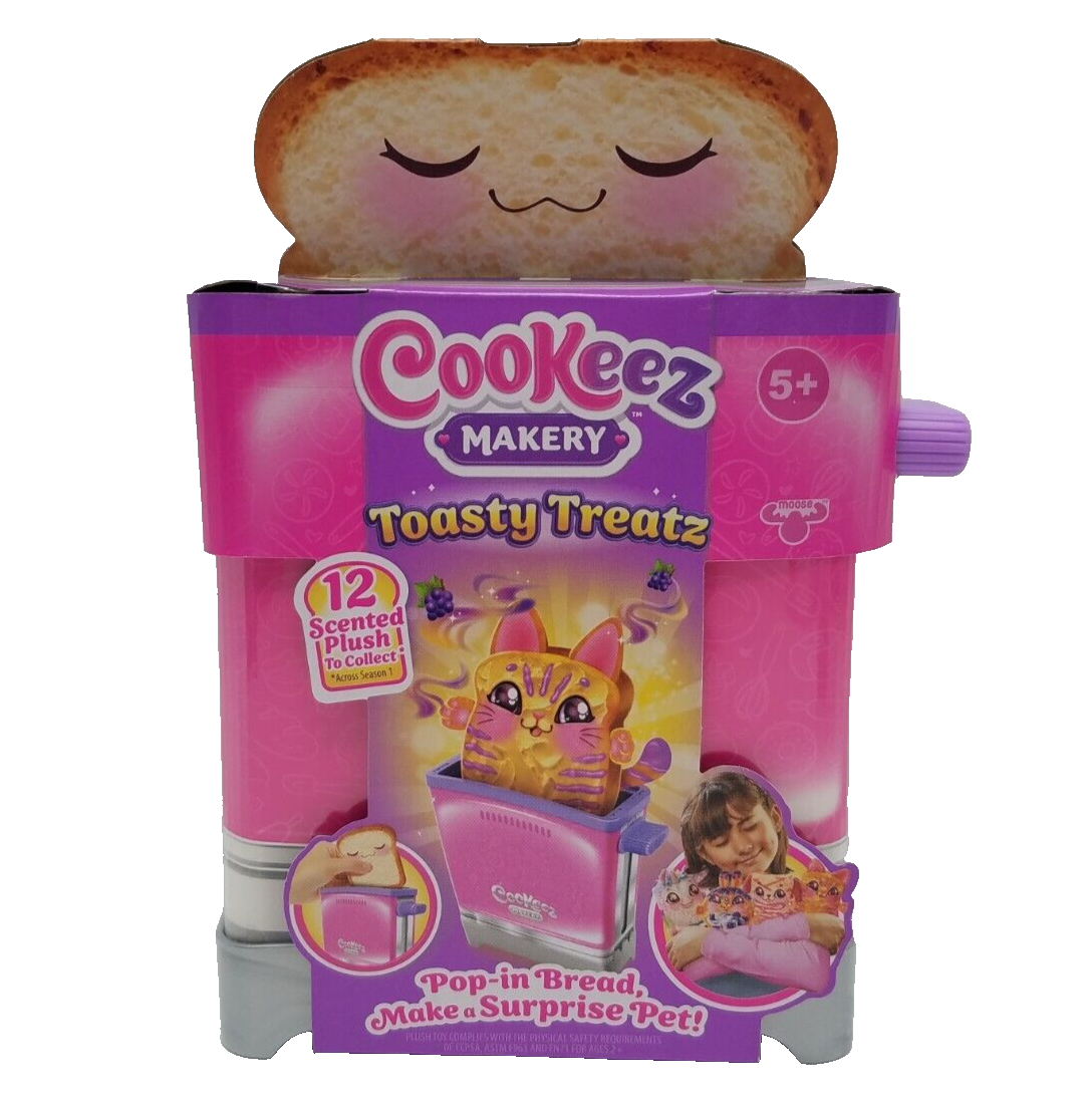 Cookeez Makery TOASTY TREATZ Toaster Oven Toy Scented Surprise Baked ...