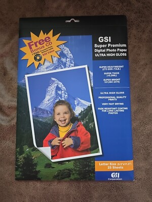 GSI Super Premium Digital Photo Paper | eBay