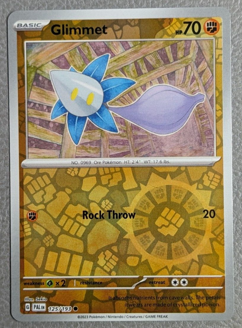 Glimmet Reverse Holo NM PAL 125/193 Paldea Evolved Pokemon Card | eBay