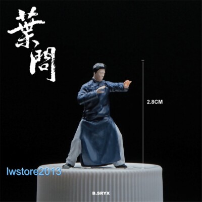 1/64 Kung Fu Man Male Scene Props Miniatures Figures Model For Cars ...