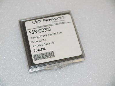 Newport FSR-OD300 Absorptive Neutral Density Filter 25.4 mm 1" Dia 546. ...