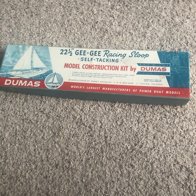 Dumas 22 1/2 Gee Gee Racing Sloop Model Construction Kit | eBay