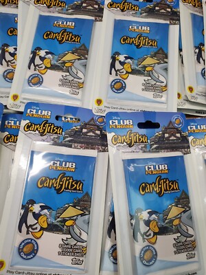 Club Penguin Card Jitsu Base Lot Of 24 Booster Packs TCG Trading Card ...