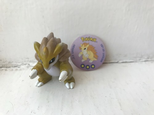 1999 ORIGNAL 2" POKEMON TOMY SANDSLASH TOY MINI FIGURE NINTENDO 1ST ...