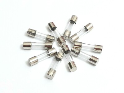 SET OF 10 EACH NEW F2 AL 250V F2AL250V 2A 5MM x 20MM FUSES FAST BLOW ...