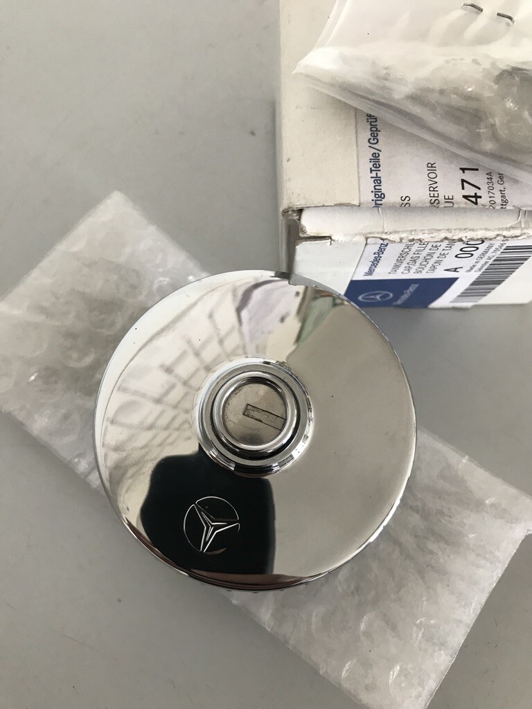 NEW NOS Genuine Mercedes 190SL W121 W111 W113 YMOS Fuel Tank Cap + 2 ...