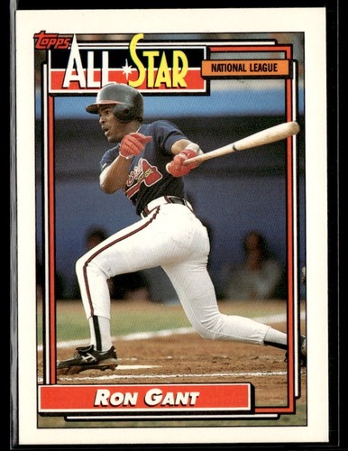 1992 Topps #391 Ron Gant Baseball Card 1002A | eBay