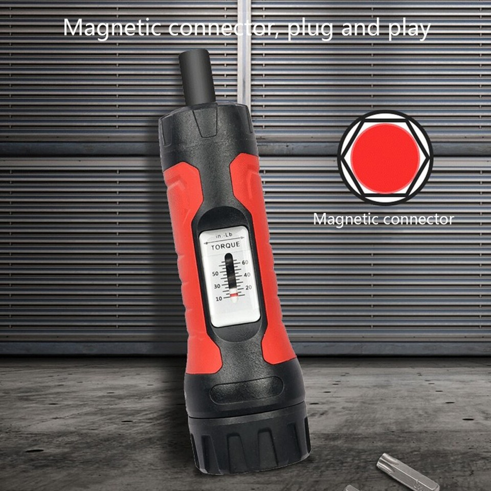Manual Torque Wrench 1/4 Inch Drive Preset Torque Driver Screwdriver ...