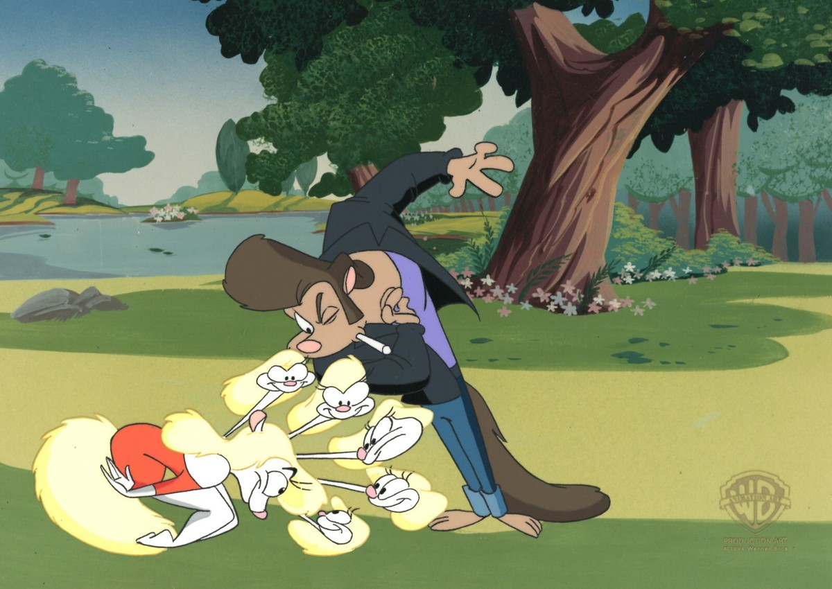 Animaniacs Meet Minerva Animaniacs Original Production Drawing:
