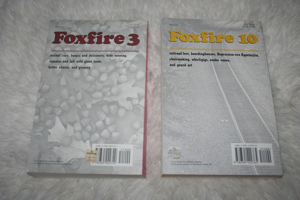 2 Foxfire paperback books Foxfire 3 animal cure & Foxfire 10 railroad ...