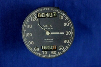 Vintage Smiths Chronometric Speedometer S 433 3 L Untested Unrestored ...