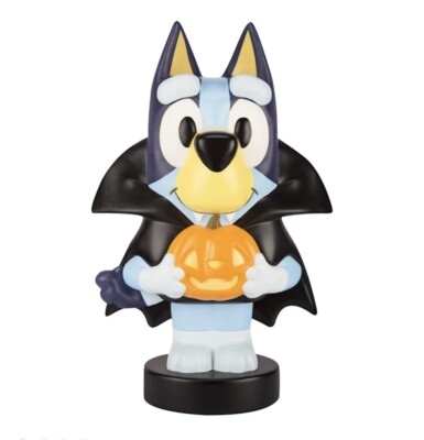 Disney Bluey Vampire Holding Pumpkin Blow Mold 24” Halloween 2024 ...