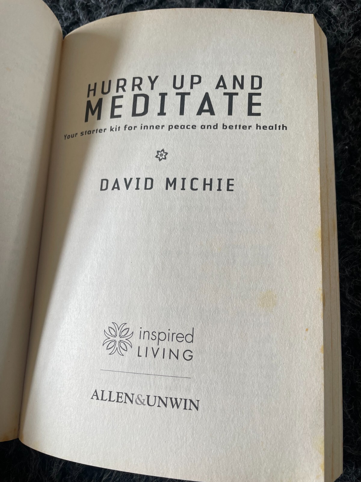 Hurry Up and Meditate: Your Starter Kit for Inner Peace and Better ...