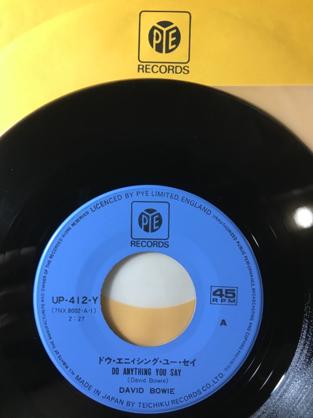 DAVID BOWIE DO ANYTHING YOU SAY / 7INCH | eBay