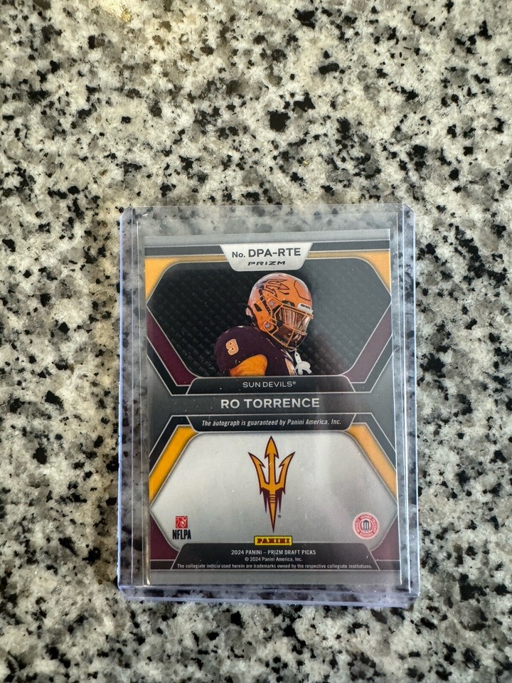 2024 Prizm Draft Picks Ro Torrence Green Auto Az state Chicago Bears | eBay