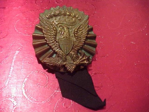 CIVIL WAR U.S. UNION 1860 FUNERAL PROCESSION HARDEE HAT EMBLEM INSIGNIA ...
