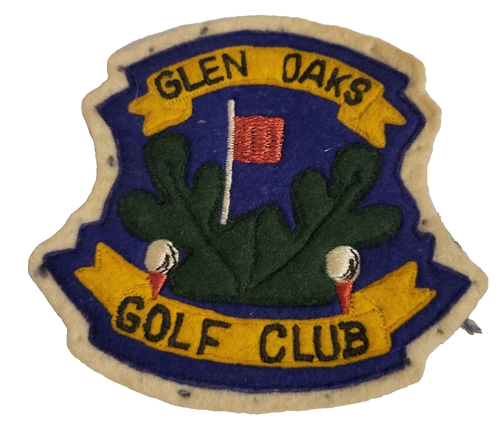 Antique Vintage GLEN OAKS GOLF CLUB Association Patch 1950s | eBay