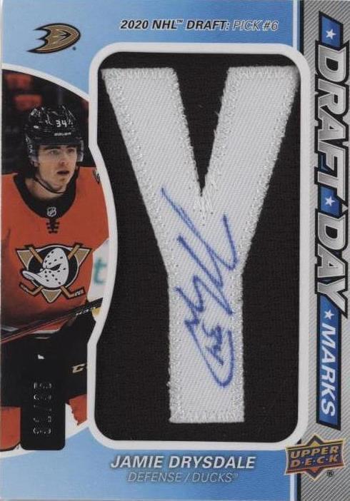 2021-22 Upper Deck SP Game Used - Draft Day Marks Rookies Jamie ...