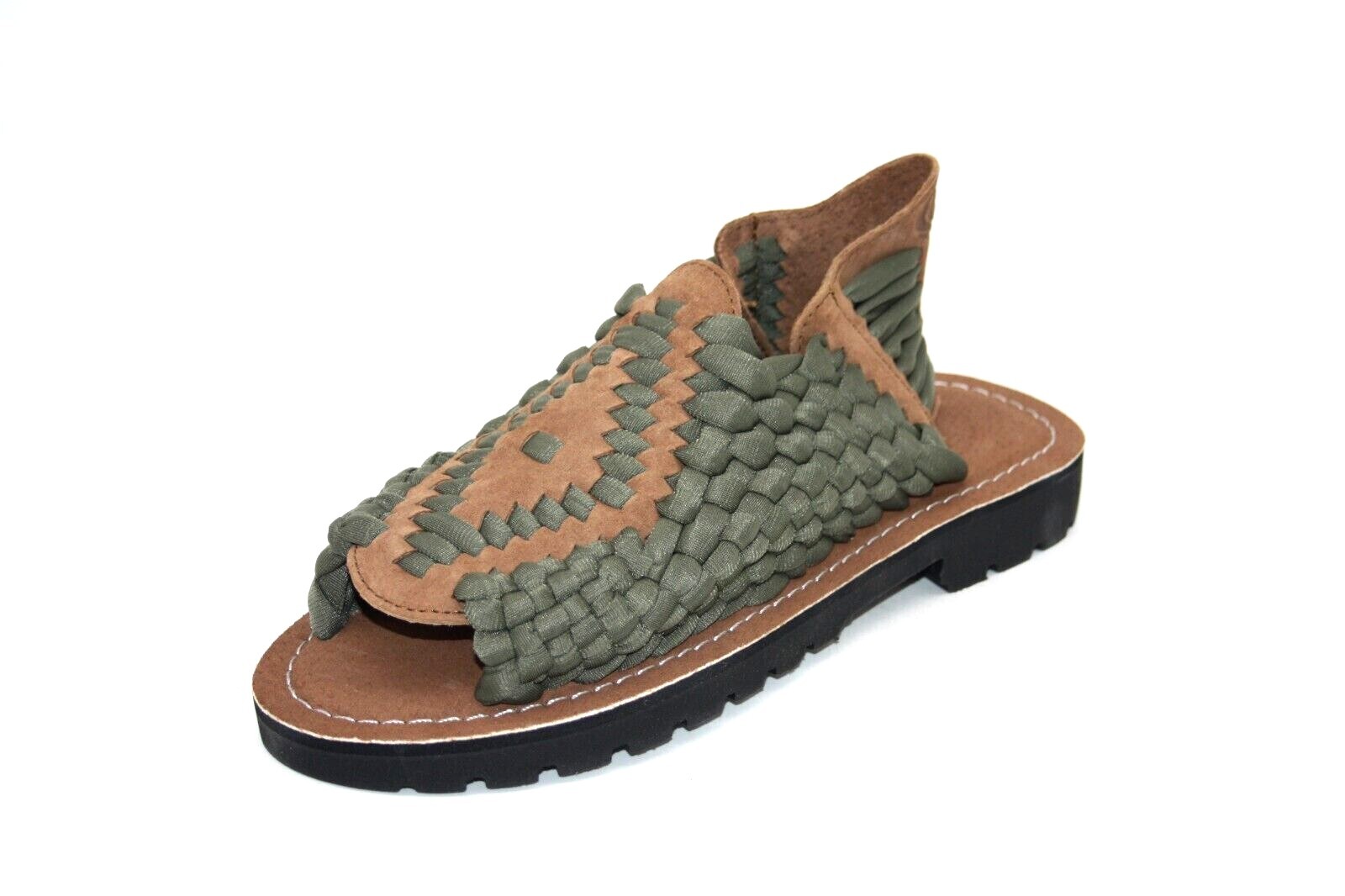 MENS SANDAL CHUBASCO AZTEC NYLON OLIVE PORK COFFEE S80411 SIZE 8 ...