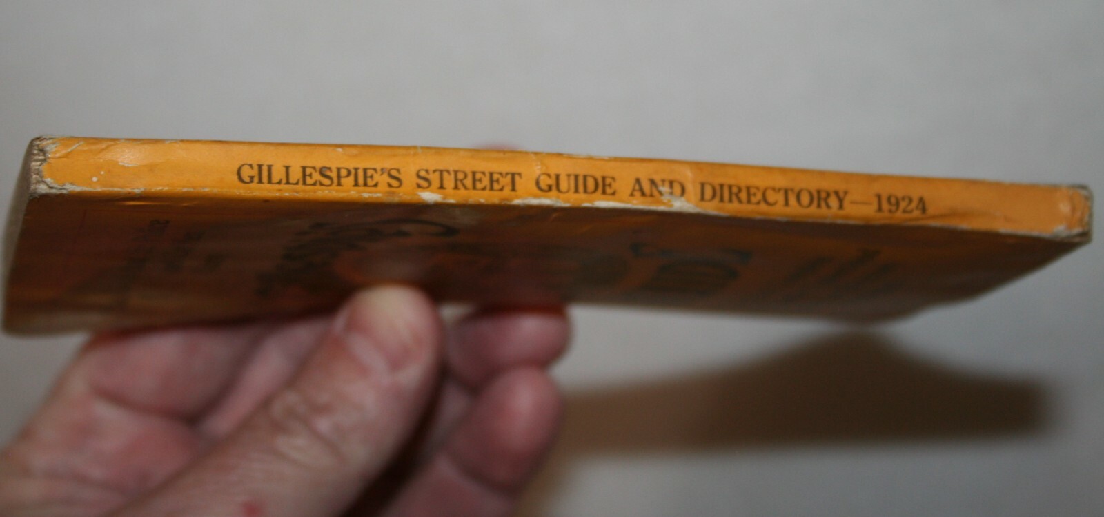 Vintage 1924 GILLESPIE'S GUIDE Street & Car Directory LOS ANGELES ...