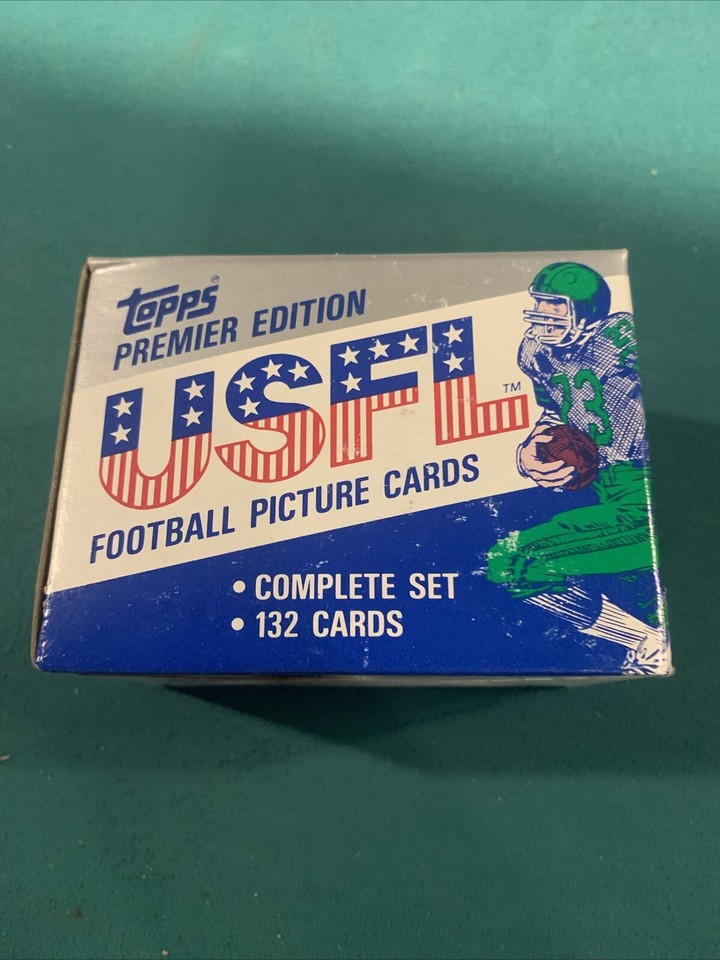 1984 Topps USFL Football 132 Card Complete Factory Set Kelly, Reggie ...