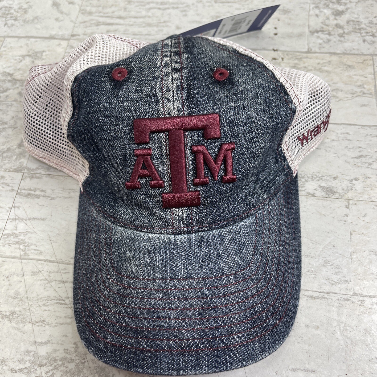 Texas A&M Aggies Wrangler Jeans Snapback Trucker Hat Cap Dad Athletics ...