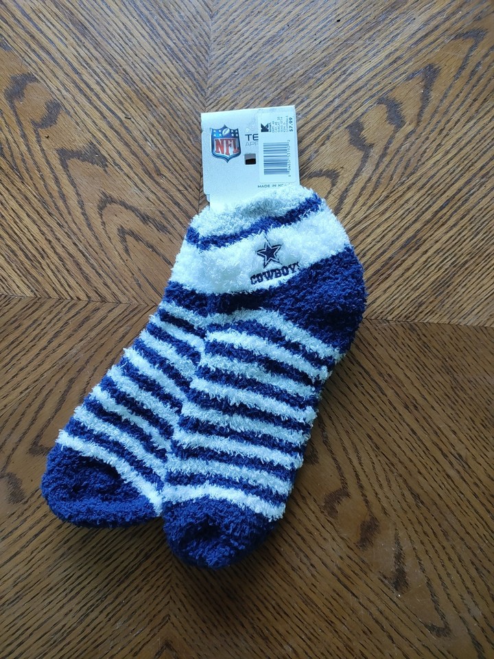 NFL Dallas Cowboys Fuzzy Socks - Officially Licensed Team Apparel, New ...
