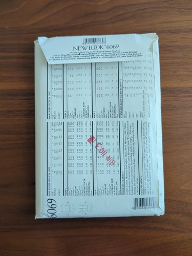 NEW New Look 6069 Little Girls Fancy Dress Sewing Pattern Size 3-10 ...