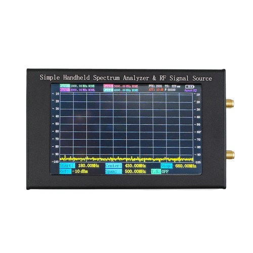 35MHz-6000MHz Handheld Spectrum Analyzer&RF Signal Source&Tracking ...