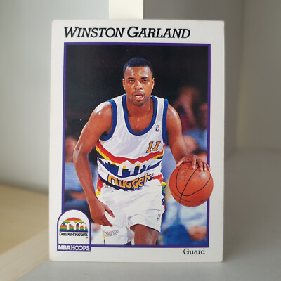 Winston Garland 1991-92 NBA Hoops Basketball Trading Card #357 | eBay