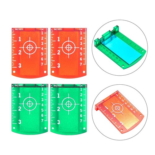Vibrant Laser Target Card Plate for Red For Green Laser Level 2pcs Pack ...