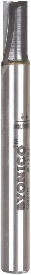 YONICO Router Bits Dado Straight Bit Undersize Plywood 13/64-Inch Solid ...