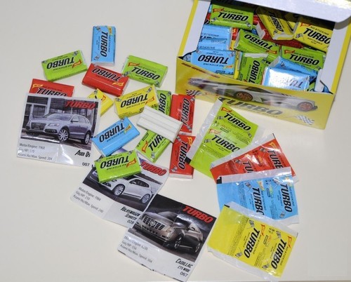 100pcs Turbo Bubble Gum With Collectible Wrappers Inside 30 Pcs Love Is ...