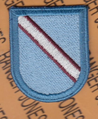 1st Bn 143rd Airborne Infantry w/ Maroon beret flash patch c/e | eBay