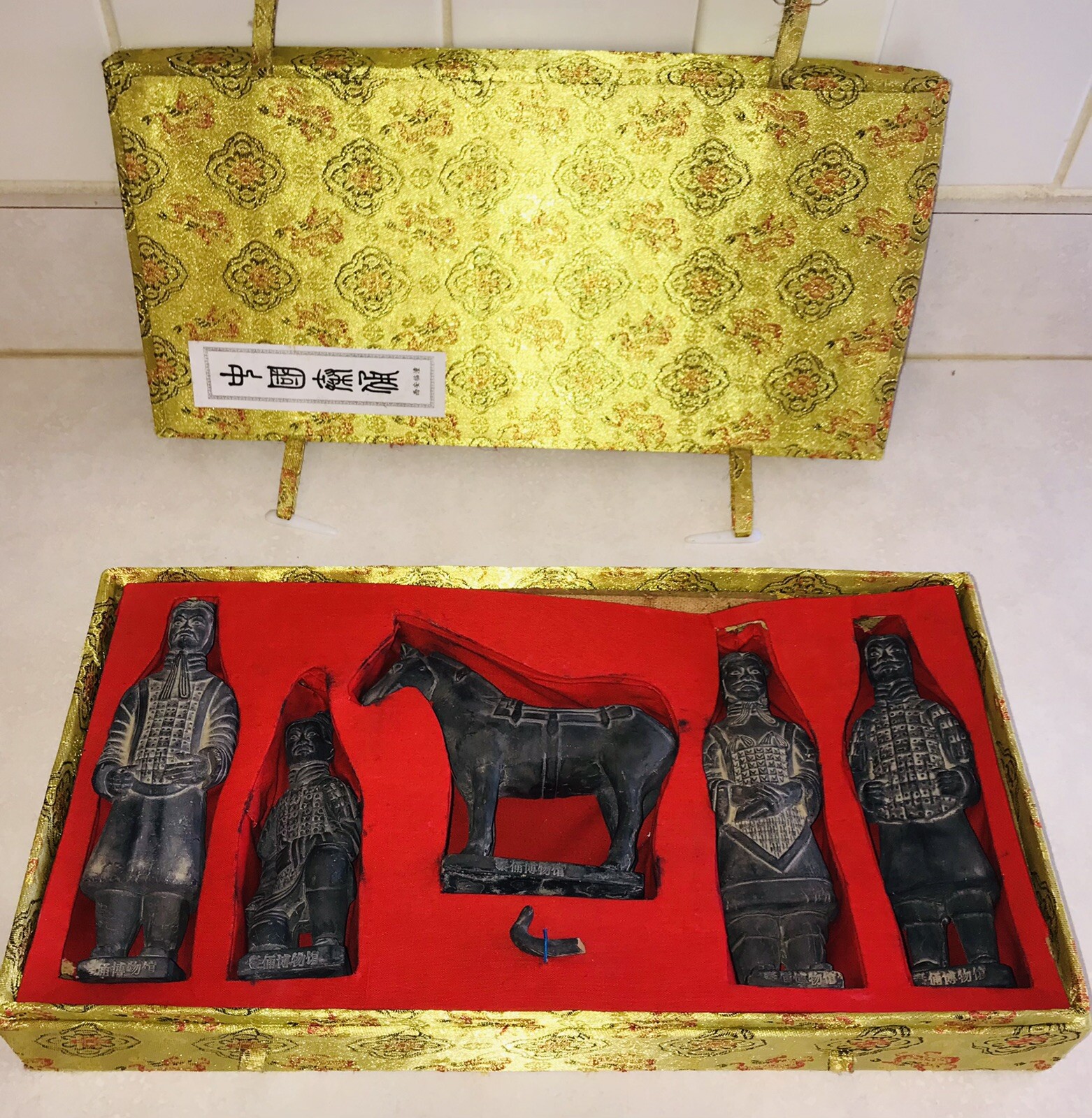 Vintage Terra Cotta Of Qin Bing Dynasty Emperor Shi Warrior Army ...