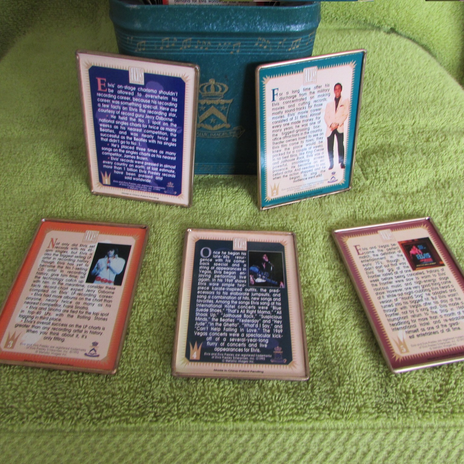 Elvis Gold Series 1 Metallic Images Collector Cards for sale online | eBay