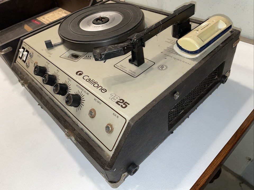 Vintage Califone 1925 Turntable Portable Record Player | eBay