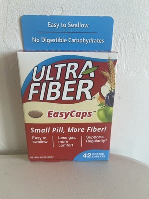 Ultra-Fiber Caplets - Boost Regularity - 42 Coated Caplets Fiber ...
