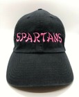 Spartans Pink Ribbon Cap Hat Adult Adjustable Black Cotton 47 Brand | eBay