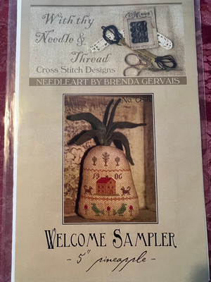 With Thy Needle & Thread- Welcome Sampler Chart | eBay