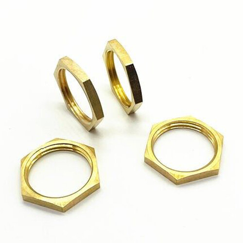 M6 M8 M10 M12 M1 M16 M18 M20 Brass Fine Thread Thin Nut Small Pitch ...