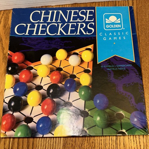 Vintage Golden Classic Games 1993 Chinese Checkers Board Game In ...