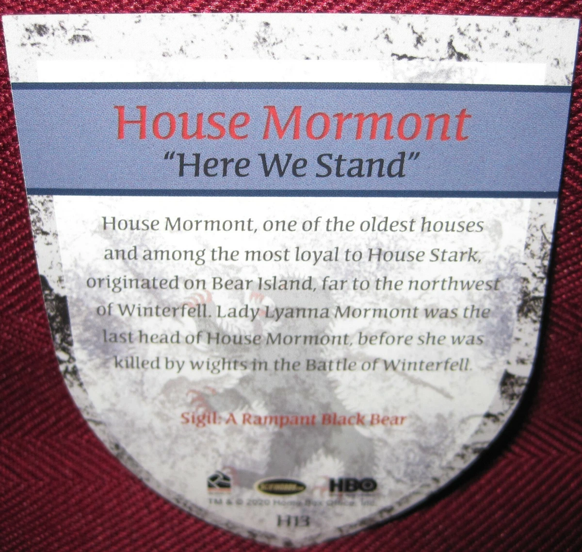 House Mormont Sigil