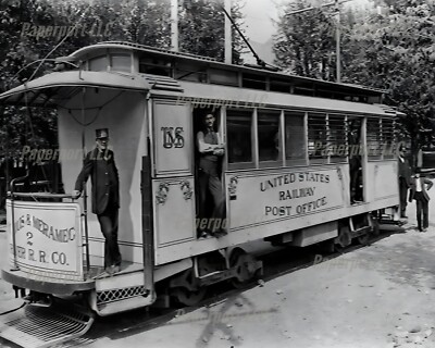 US Post Office Trolley 1920s 8x10 Photo | eBay