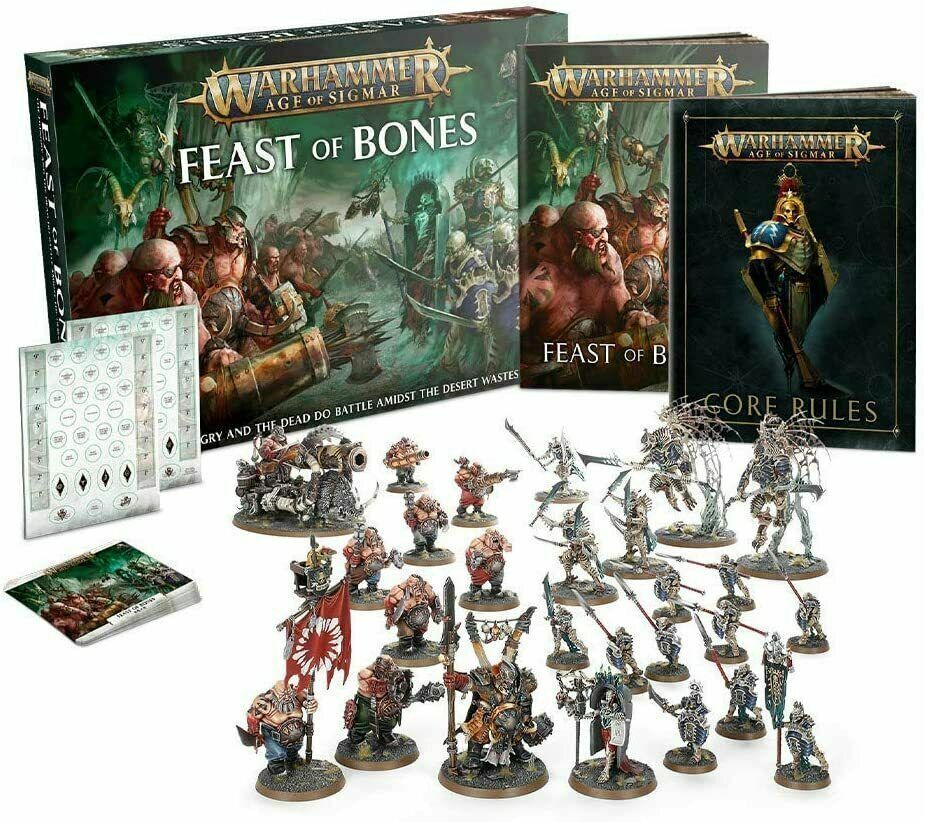 Games Workshop FBN-60 Warhammer Age Of Sigmar: Feast of Bones Miniature ...