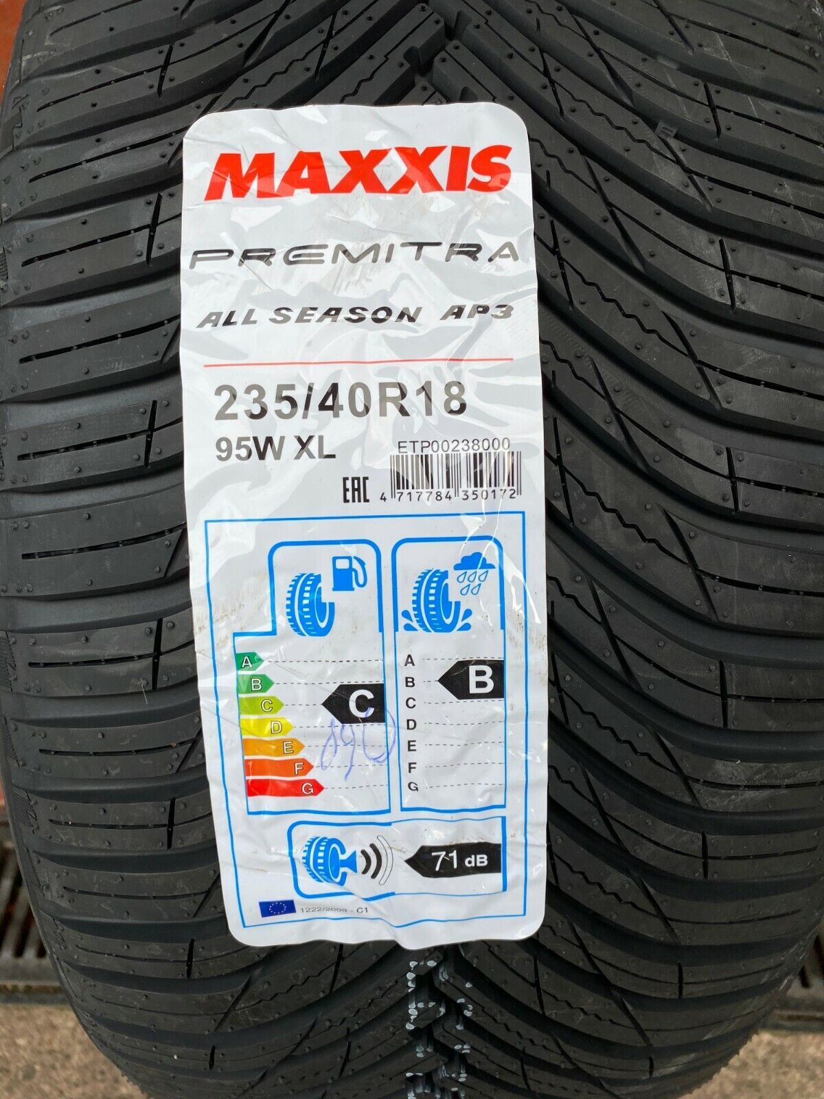 X2 235 40 18 95W XL Maxxis AP3 ALL-SEASON Tyres SIMLAR TO MICHELIN ...