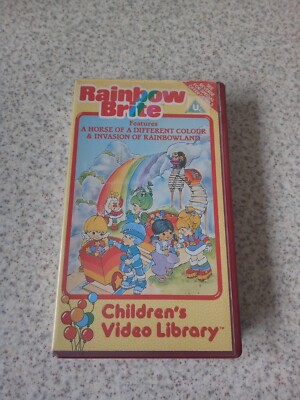 RAINBOW BRITE VHS PAL UK Video Tape Bundle 1988 CHILDREN'S VIDEO ...