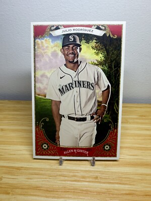 2023 Topps Allen & Ginter JULIO RODRIGUEZ Mariners OVERSIZED BOX TOPPER ...