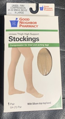 Compression 20-30mmHg Support Stockings XL Unisex Beige | eBay